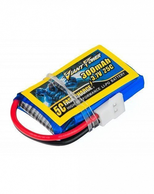 Аккумулятор Giant Power LiPo 300mAh 3.7V 25C e-flite MCPX - LC-1S300C ...