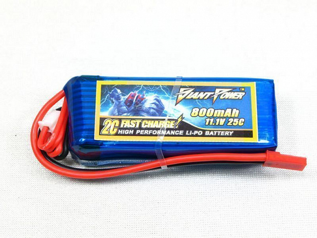 Аккумулятор Giant Power LiPo 450mAh 11.1V 25C JST - LC-3S450B - купить ...