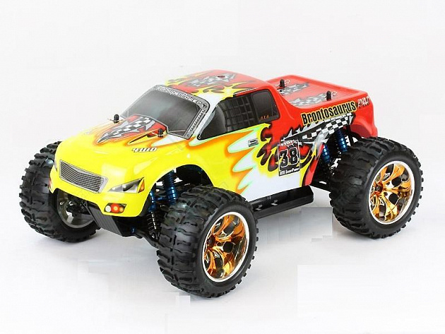 Радиоуправляемый монстр HSP Brontosaurus PRO 4WD 27MHz 1/10 RTR + АКК и ...