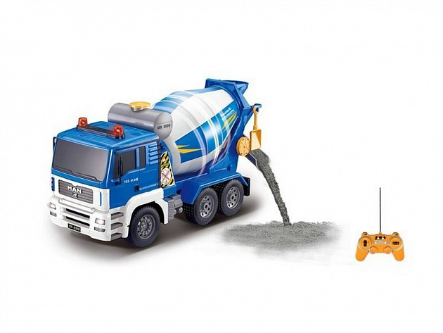 Радиоуправляемая машина 1:20 Double Eagle MAN Бетономешалка + акб - Е518-003 - купить с ...