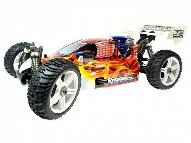 Радиоуправляемый багги ДВС GS Racing Storm CL1 4WD 2.4 GHz 1/8 RTR ...