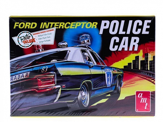 Сборная модель Автомобиль AMT 1970 Ford Galaxie Interceptor Police Car ...