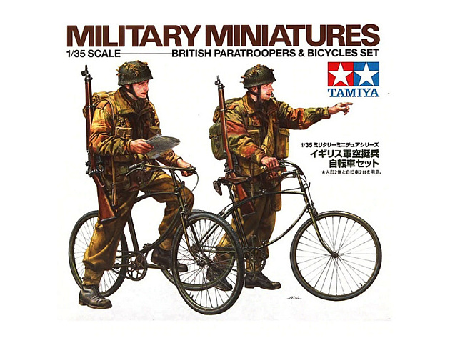 Склеиваемая модель Tamiya 1/35 Британские десантники с велосипедами (2 ...