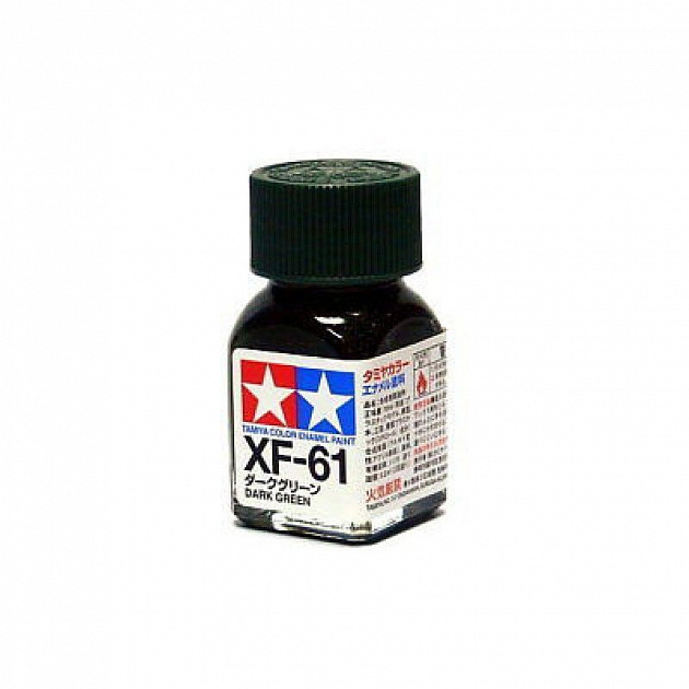 Матовая эмаль Tamiya XF-61 Dark Green, 10 мл - TM-80361 - купить с ...