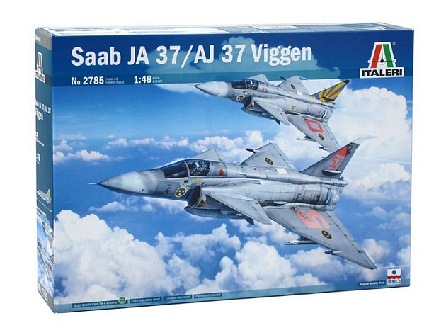Сборная модель ITALERI 2785ИТ Истребитель Сааб A 37/AJ 37 Вигген, 1/48 ...